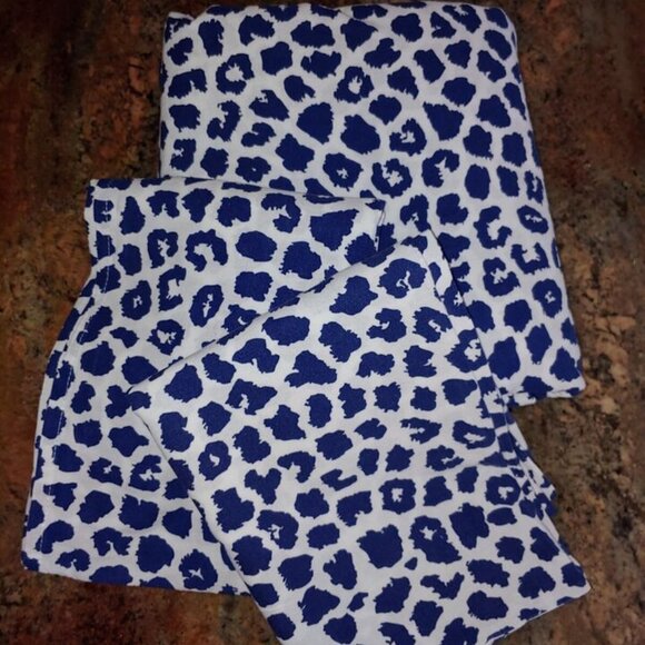 IKEA | Bedding | Ikea Kvastfibbla Fq Blue Leopard Print Duvet Cover ...